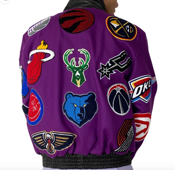 NBA COLLAGE WOOL PLUM – Urban Necessities