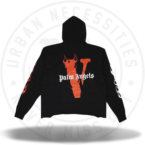Vlone x Palm Angels Logo Hooded Sweatshirt 'Black/Red' – Urban Necessities